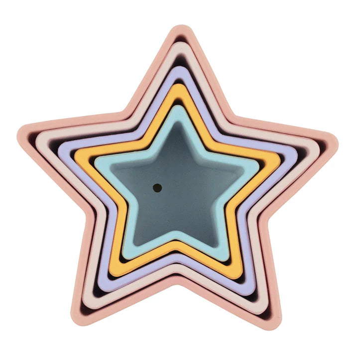 Silicone Nesting Stars - Multi – Mini Haven